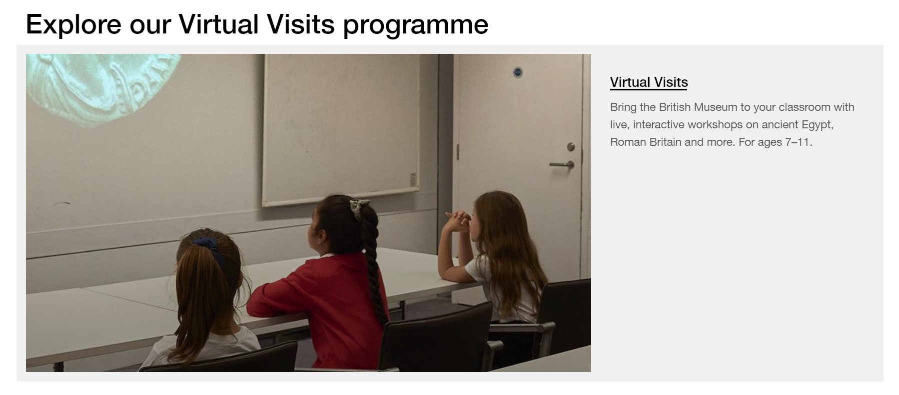 Covid-19 / Le British Museum élargit son programme de visites scolaires ...