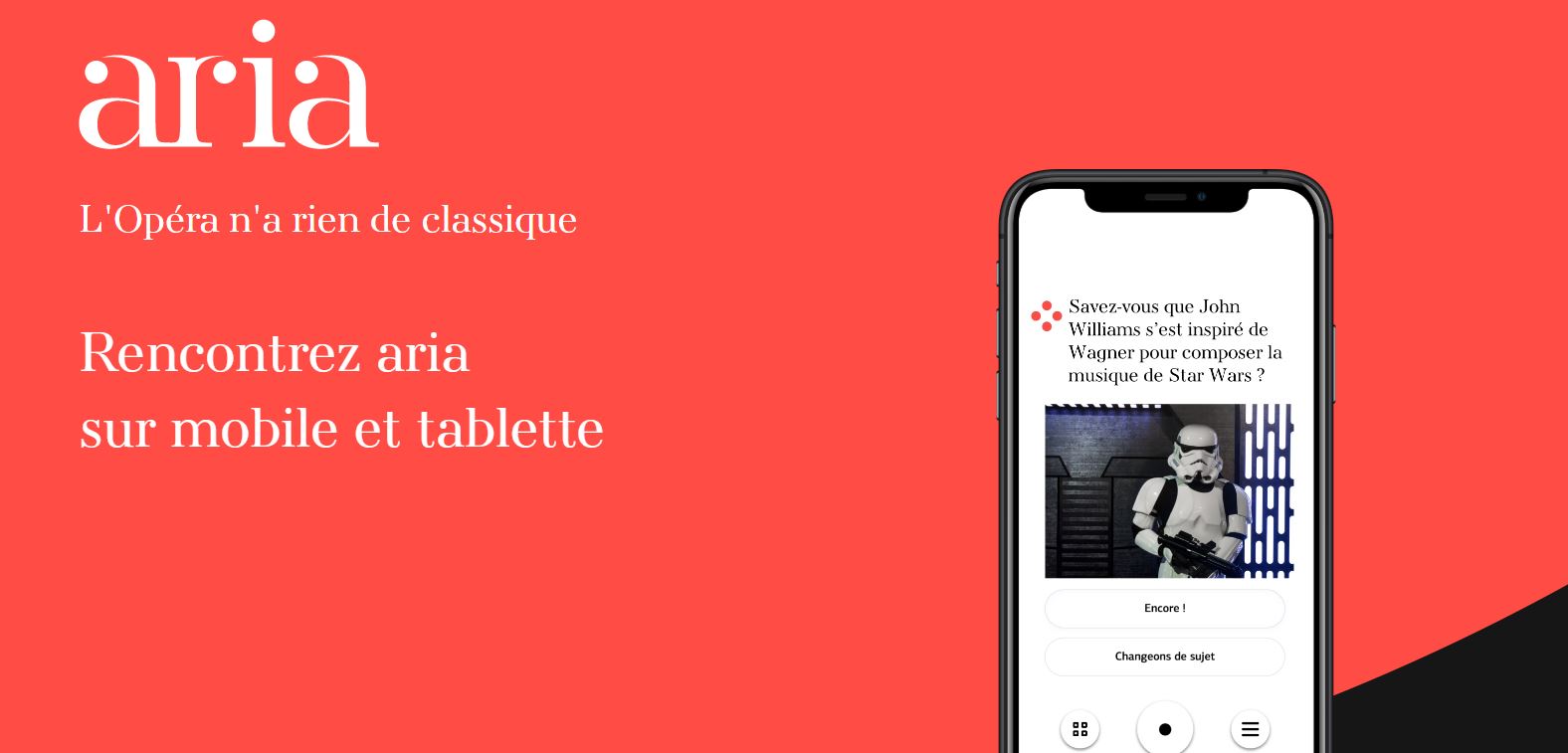 Naissance d’aria, le nouveau site mobile et chatbot de l’Opéra national ...