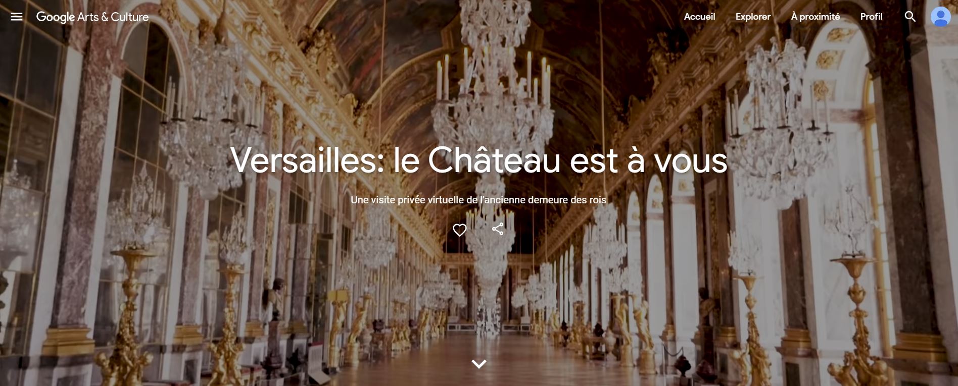 Avec “le Château est à vous”, Versailles propose une visite virtuelle ...